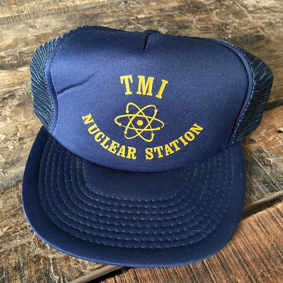 Accessories | Vintage 9s Trucker Hat Tmi Nuclear Station Atomic Logo ...
